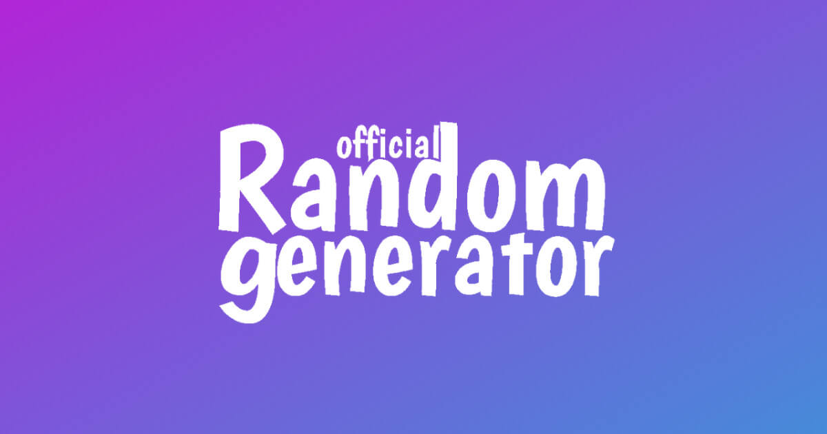 Gerador de Números Aleatórios Online | Random Generator Official